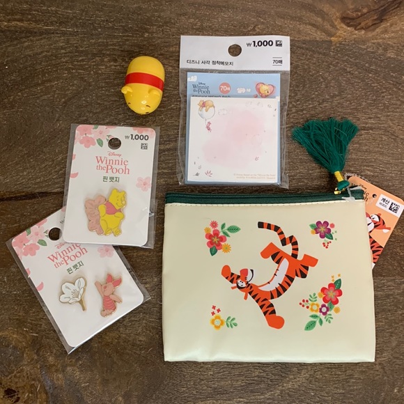 Daiso | Office | Nwt Disney Winnie The Pooh Tigger Piglet Kawaii ...